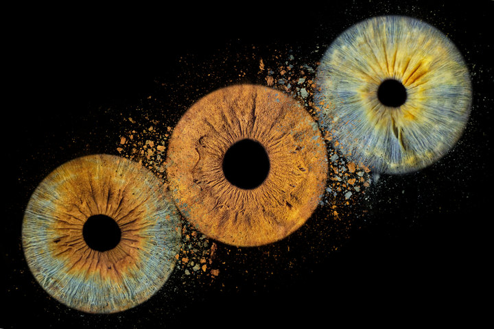 Unique Iris Artwork – COSMIC EYE Iris Photo