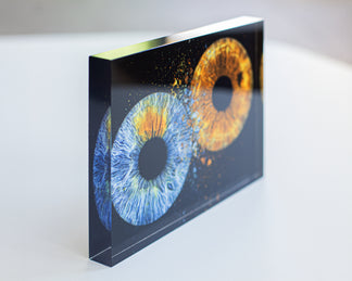 Iris Acrylic Block – COSMIC EYE Iris Photo