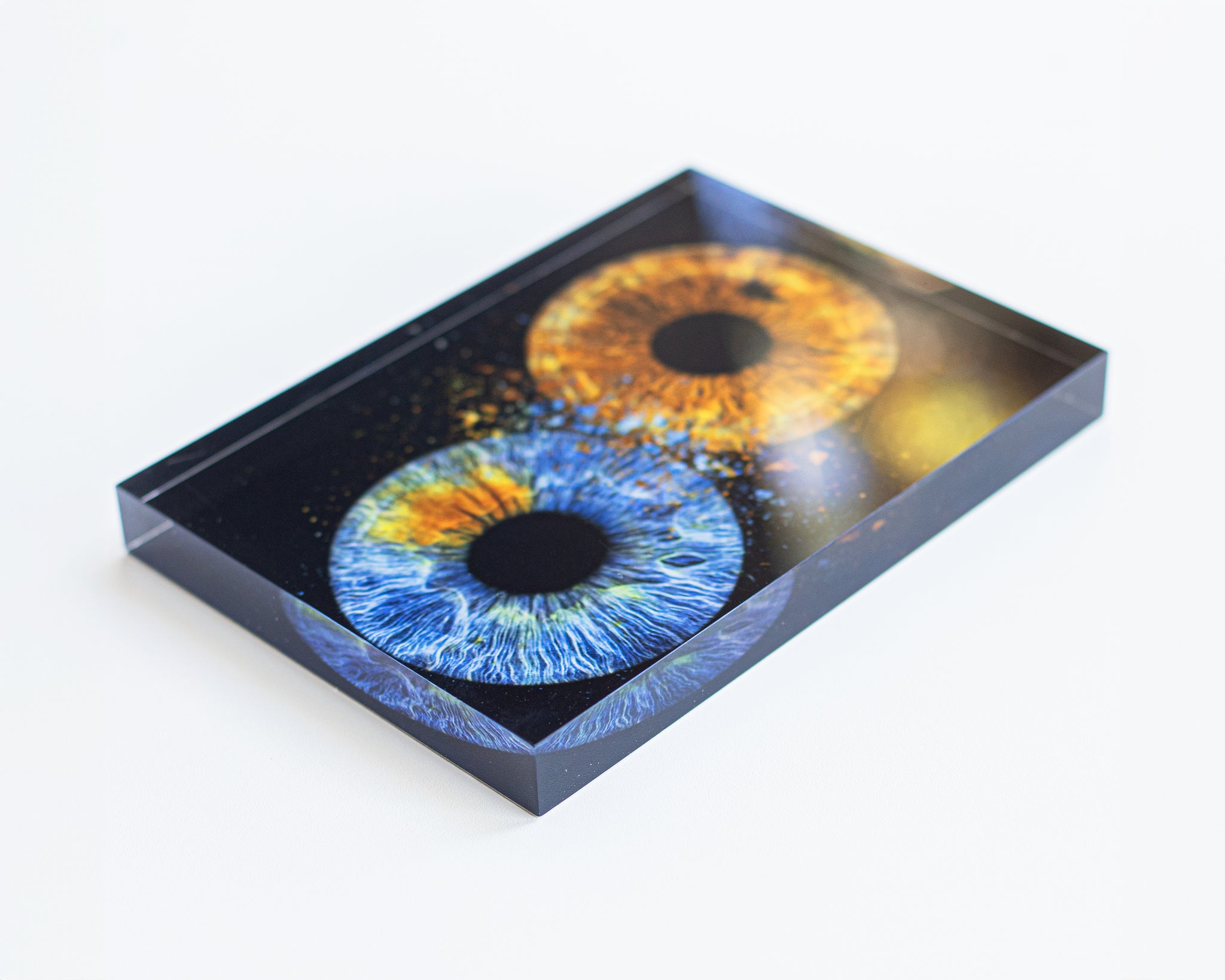 Iris Acrylic Block – COSMIC EYE Iris Photo